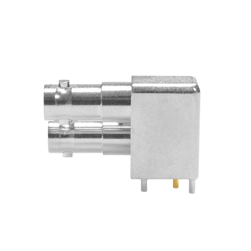 12GHz Dual Port Right Angled Micro BNC from Cambridge Electronics
